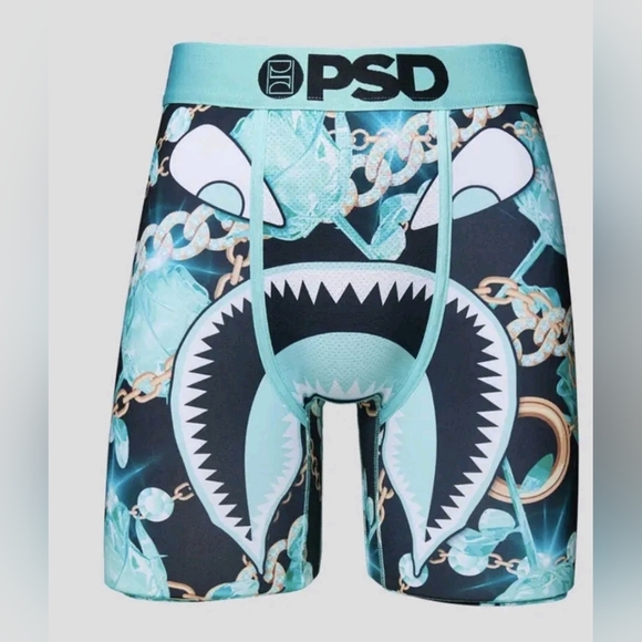 PSD | Underwear & Socks | Psd Warface Co Gold Chain Teal Diamonds Camo ...